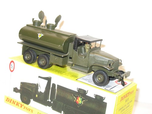 Dinky Toys GMC Military Tanker And Driver Ref. 823 Version N2 Complete ...