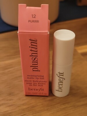 BENEFIT Plushtint Moisturizing Matte Lip Tint Stain in 12 PURRR 2ml ...