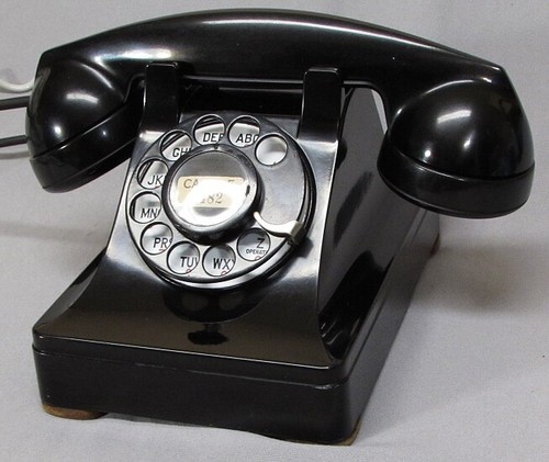 Vintage 40's Western Electric Model 302 Rotary Dial Telephone | eBay