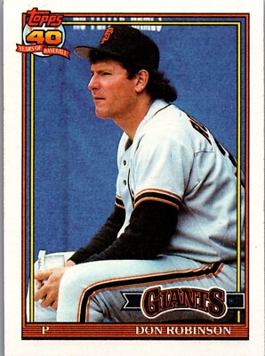 1991 Topps Baseball - #104 Don Robinson | eBay