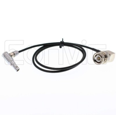 Right Angle 00b 4 Pin to BNC Timecode Cable for Red Epic Scarlet Camera ...