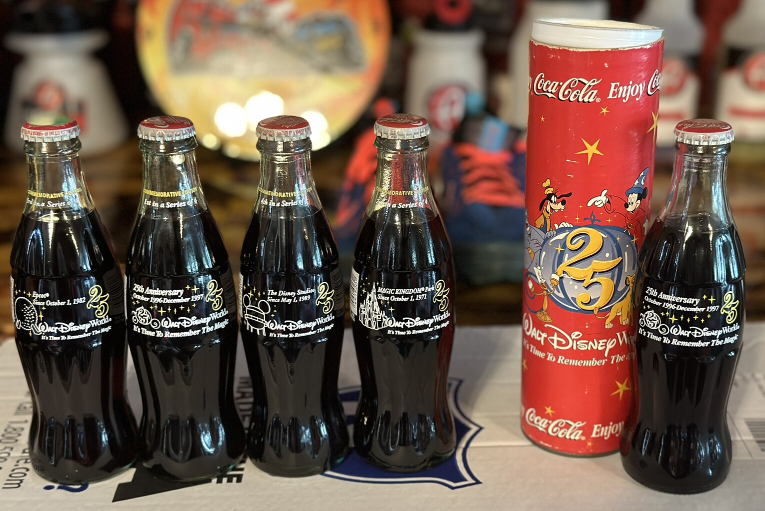 Disney Coca Cola 25th Year Anniversary Complete Set - Complete RARE | eBay