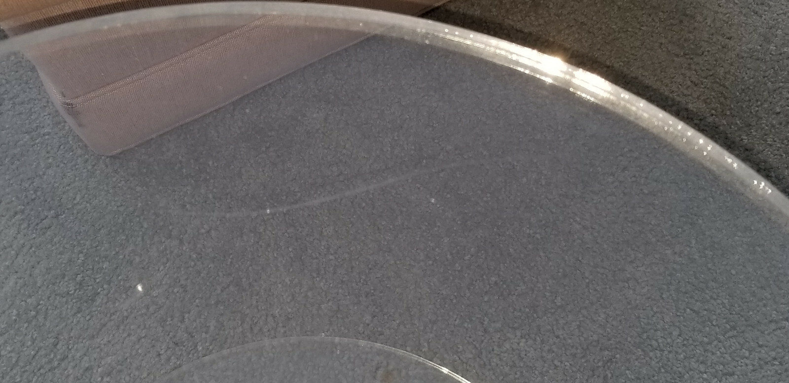 CHIC VINTAGE 1970'S LUCITE ROUND TOP & BASE OCCASIONAL SIDE TABLE | eBay