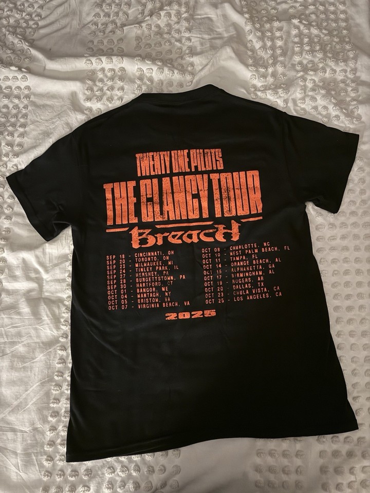 NEW Twenty One Pilots Official Breach Tour Shirt - Not Sold Online | eBay