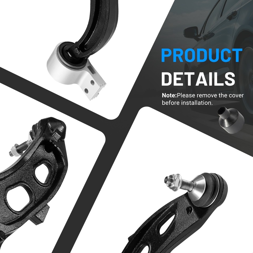 Front Lower Control Arms Sway Bars Tie Rods K622916 Fit For Ford Taurus ...