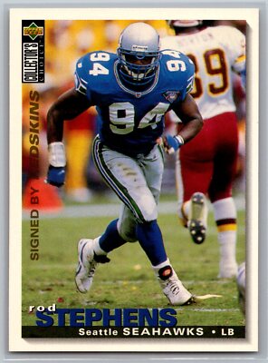1995 Collector's Choice Football #148 Rod Stephens Washington Redskins ...