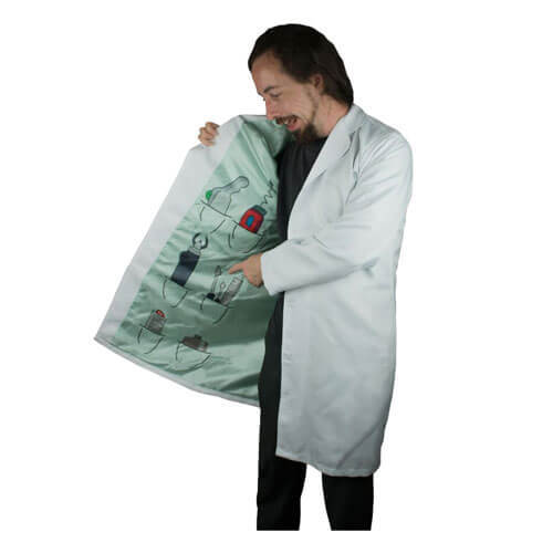 Perfect for Cosplay Licensed Official Rick and Morty Rick Lab Coat ...