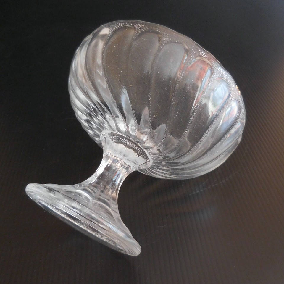 Vintage Art Deco Crystal Glass Dessert Coupe Table Home Design France ...