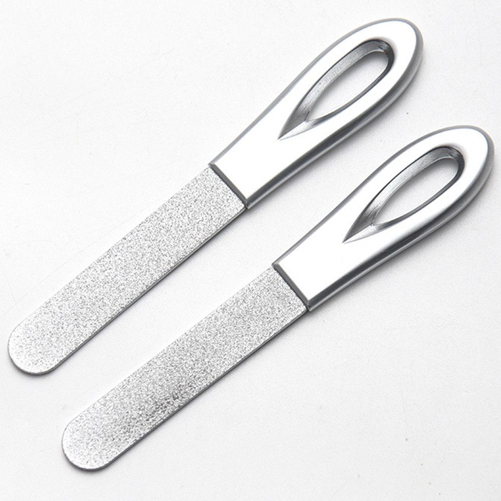 Rod Metal Nail File Nail Art Tools Manicure Pedicure Scrub Stainless ...