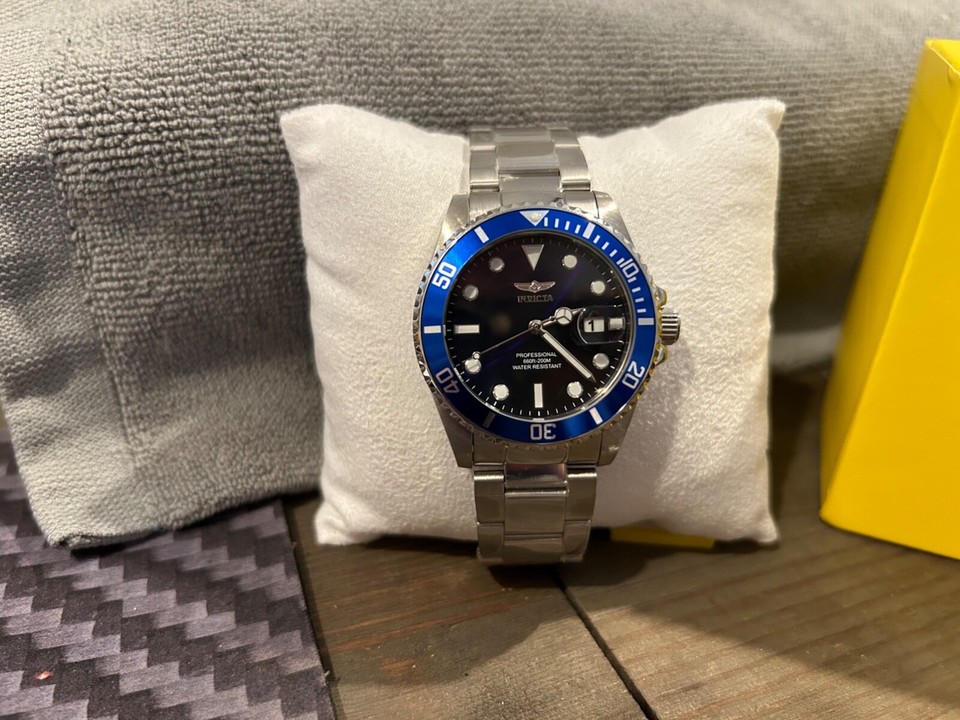 Invicta Pro Diver Women's Blue Face Watch 33273 New in Original Box ...