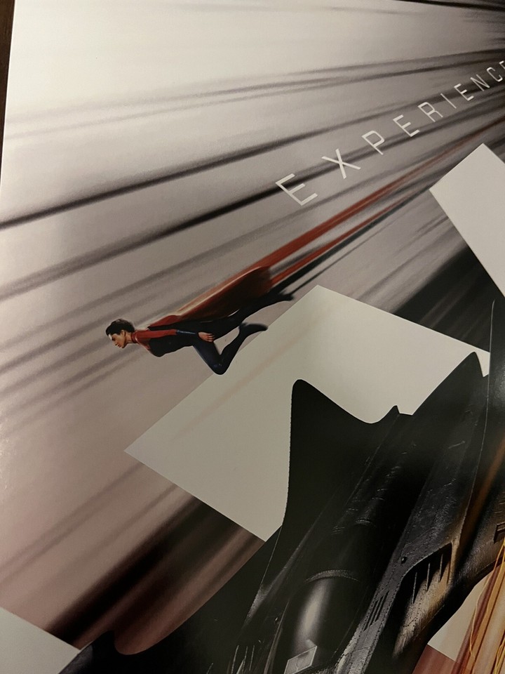 The Flash Movie Poster AMC Exclusive Batman Michael Keaton Ezra Miller ...