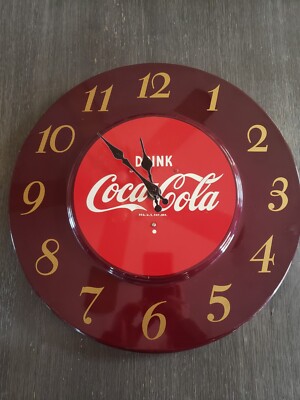 Vintage 1950s Coca-Cola Wall Clock | eBay