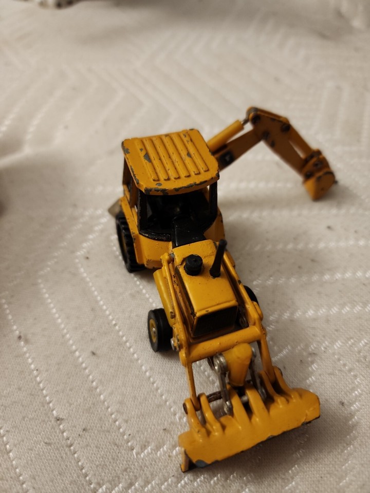 antique vintage john deere metal backhoe tractor toy | eBay