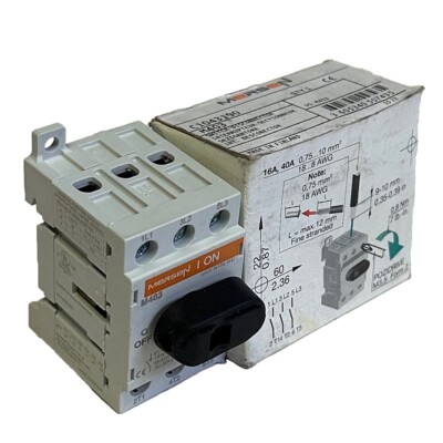 NEW MERSEN C1043190 / M403 NON-FUSIBLE DISCONNECT SWITCH 40A 50/60Hz | eBay