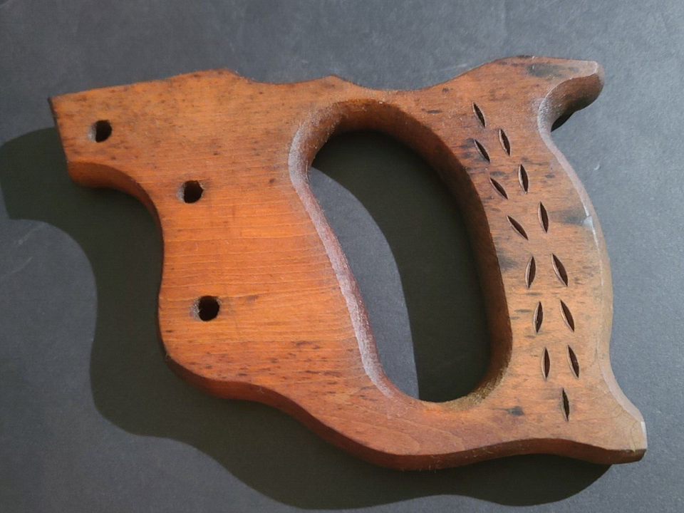NEW Wood Handsaw Replacement Handle 3 Holes NO SAW GROOVE | eBay