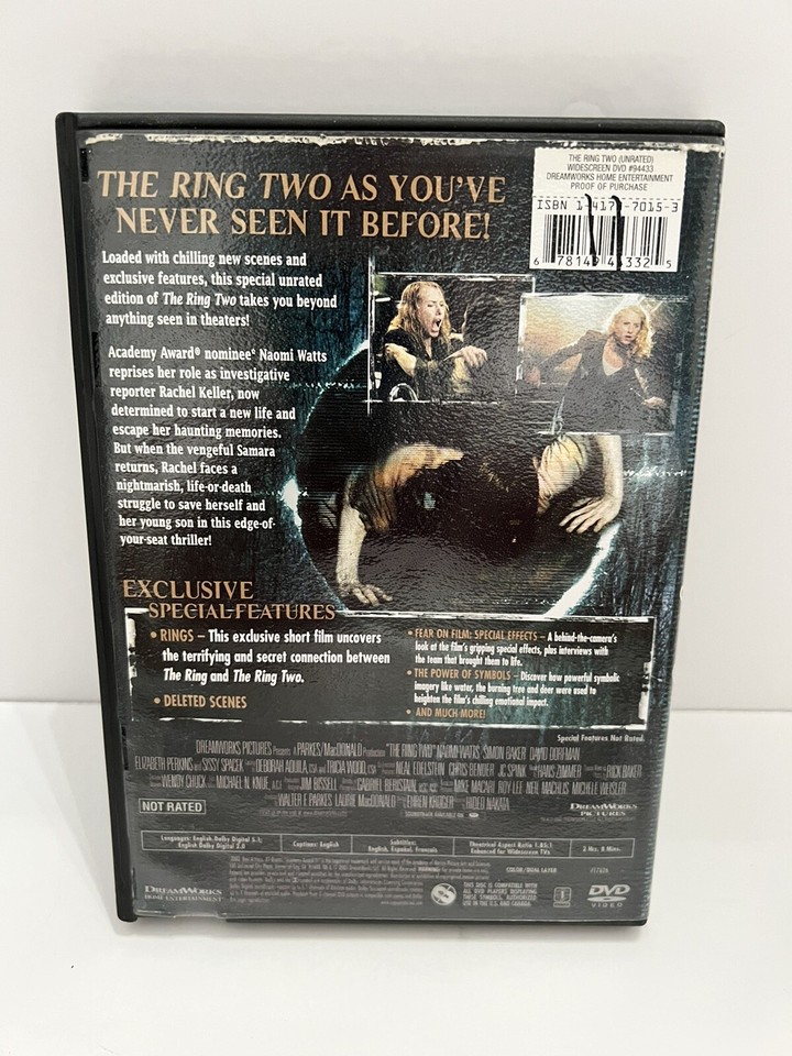 The Ring Two - Unrated Edition. Widescreen. 678149443325| eBay