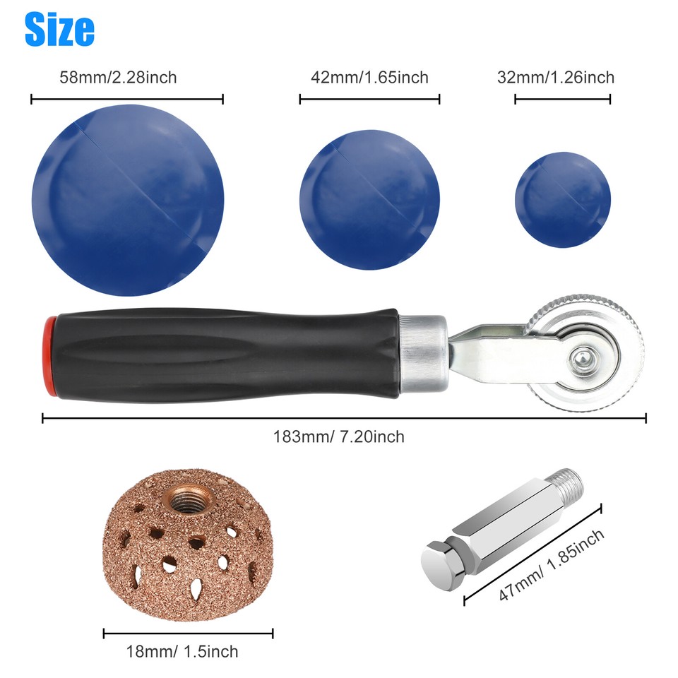 62X Heavy Duty Tire Repair Plug Patch Kit DIY Punctures Flat for Car ...