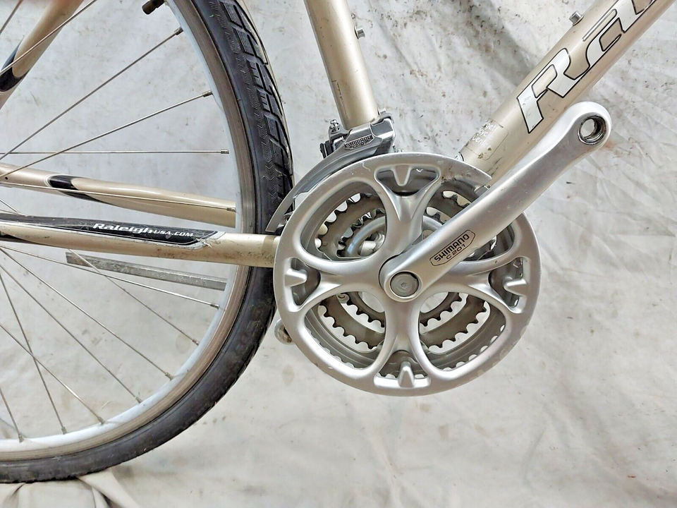 2008 Raleigh C40 Comfort Hybrid Bike Medium Suspension Triple Fast USA ...