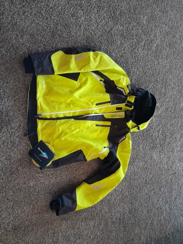 Skidoo men's snowmobile snow coat shell yellow black hi vis size medium ...