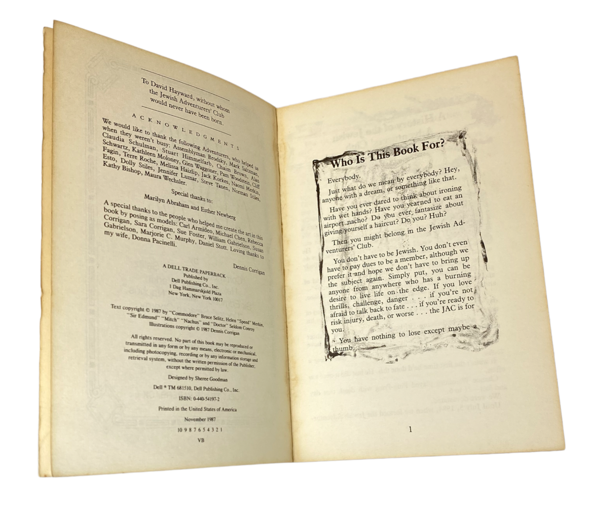 Jewish Adventurer's Club by Bruce Selitz, Helen Merkin and Seldom ...