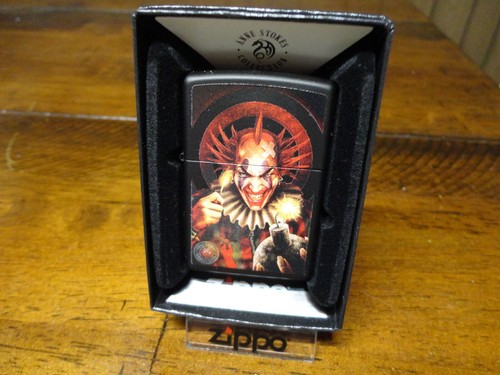 ANNE STOKES HORROR CLOWN MONSTER SCARY LIGHTING BOMB ZIPPO LIGHTER MINT ...