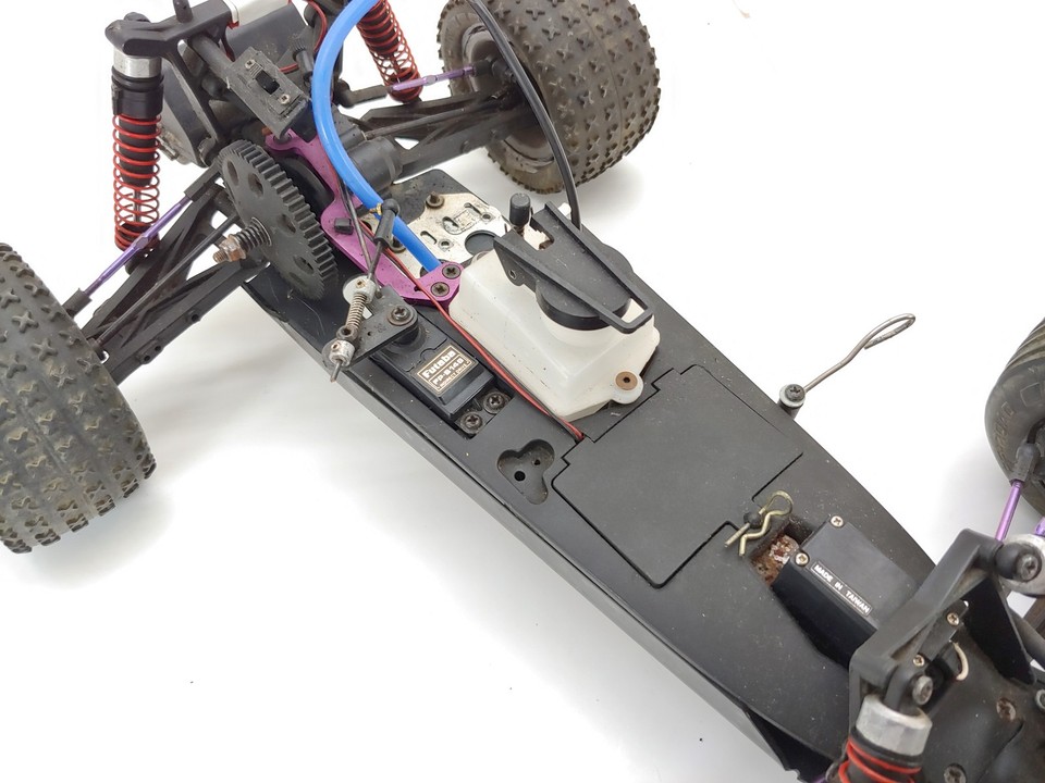 RARE HPI Nitro Rush 1/10 2wd Nitro Monster Truck Roller Rolling Chassis ...