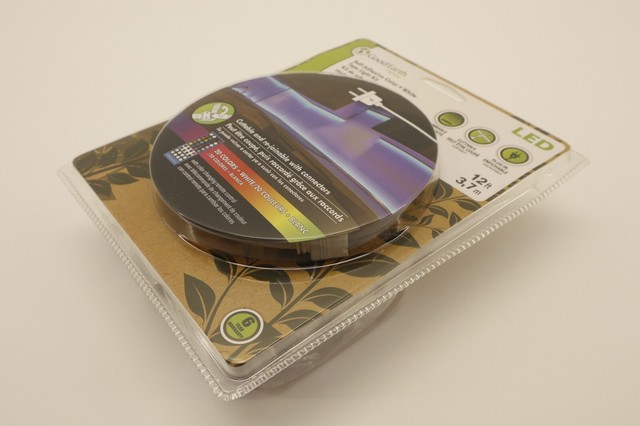 Good Earth LED Indoor Self-adhesive Selectable White Tape Light Kit ...