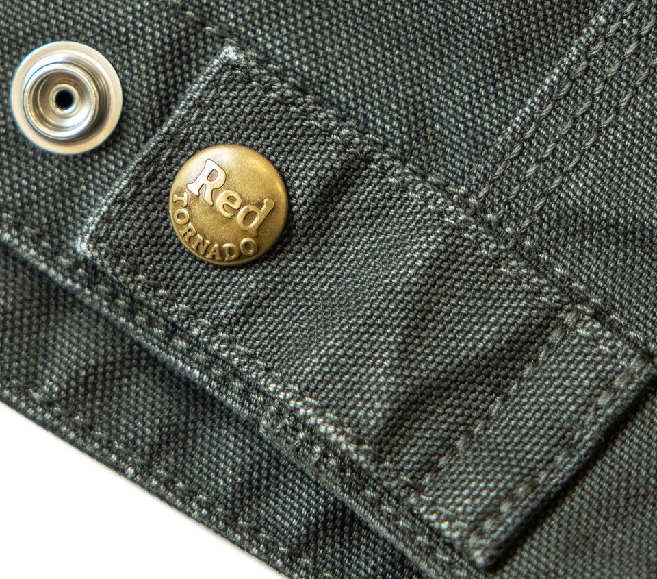 Canvas Jacket Men's Work Coat Vintage Casual Coat Retro Top Spring ...