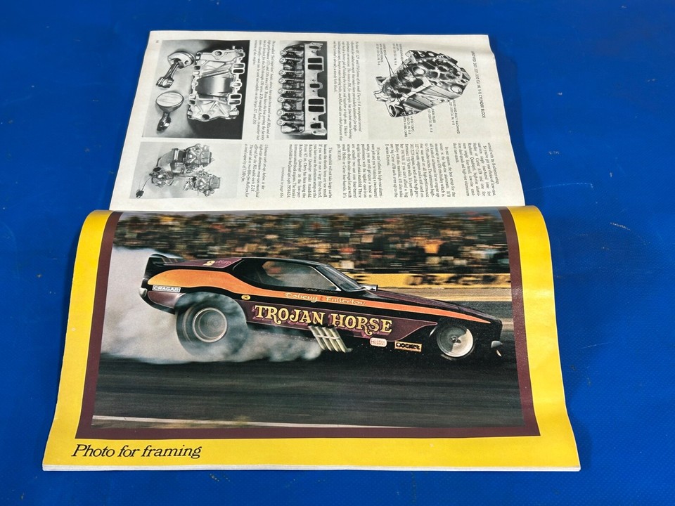 Vtg 1973 DRAG RACING USA NHRA AHRA Drag Racing Magazine GRUMPHY ALLEN ...