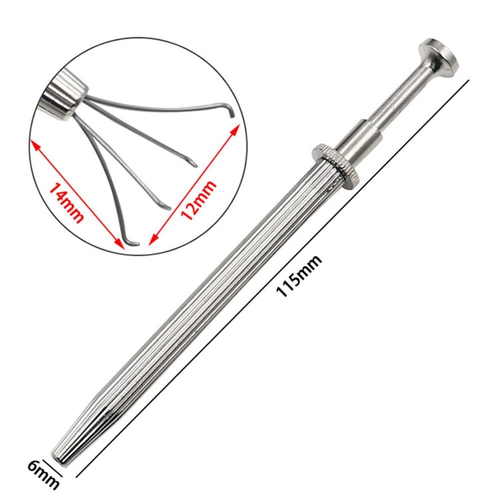 Grabber With 4 Claws Diamond Holder Pick-up Tool Tweezers Jewelry ...