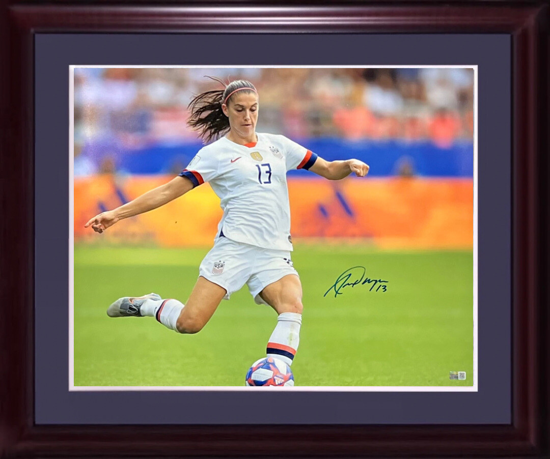 Alex Morgan Signed 16x20 2019 World Cup USA Photo Framed Mint Autograph ...