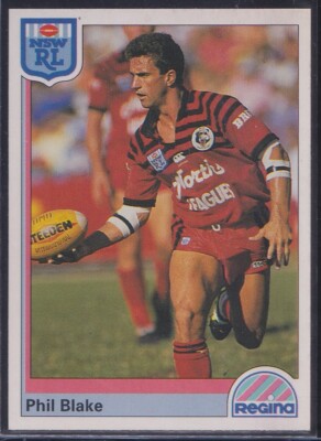 1992 Regina NRL Rugby League #143 Phil Blake (Canberra Raiders) | eBay