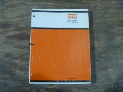 Case W7E Wheel Loader Factory Original OEM Parts Catalog Manual ...