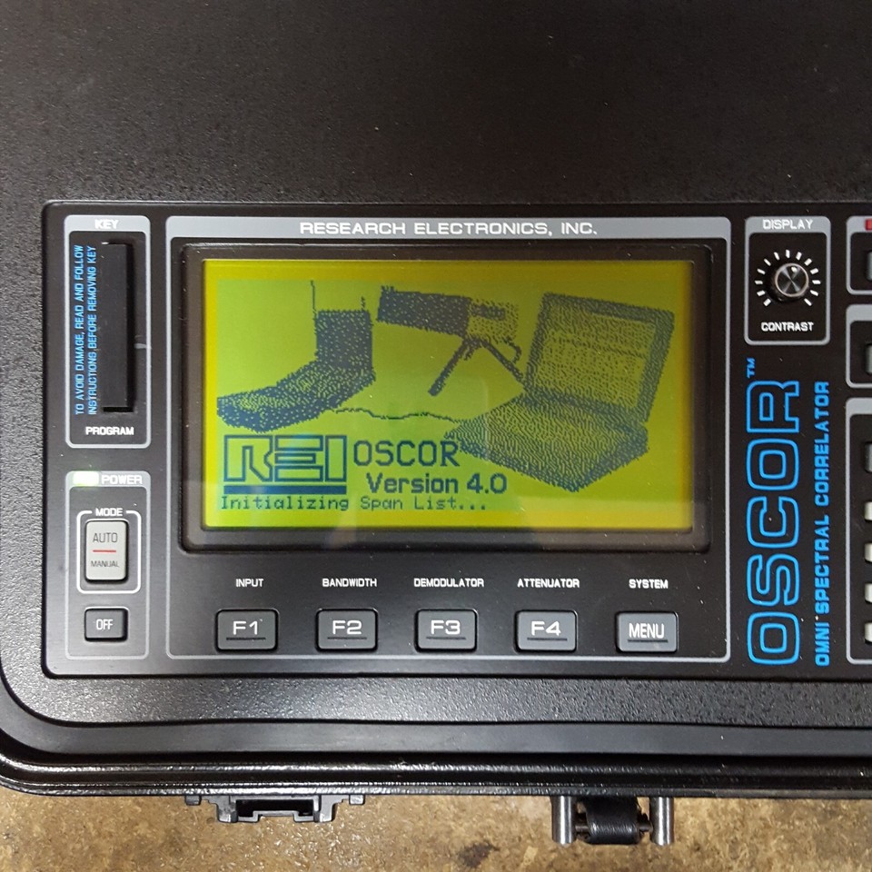 REI OSCOR OSC-5000 Omni Spectral Correlator w/PwrCrd & Antn Array - Ver ...