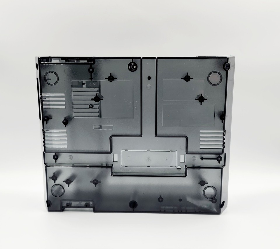 FLAWED Nintendo NES Replacement Console Shell Clear Smoke FACTORY ...