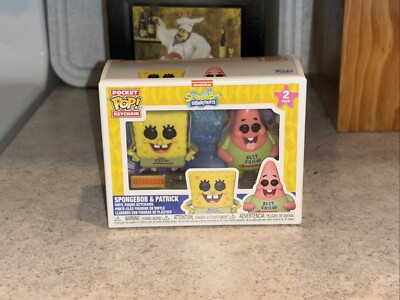 Funko Pop Pocket Keychain SpongeBob and Patrick Boxlunch Exc. ~ Best ...