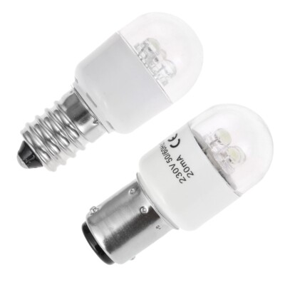 BA15D E14 Sewing Machine LED Light Bulb 0.5W AC190-250V for Singer ...