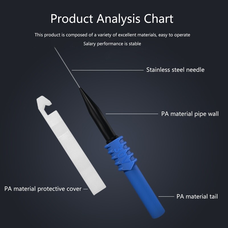 Test Probes Pin Insulation Piercing Needle Multimeter Test Probe for ...