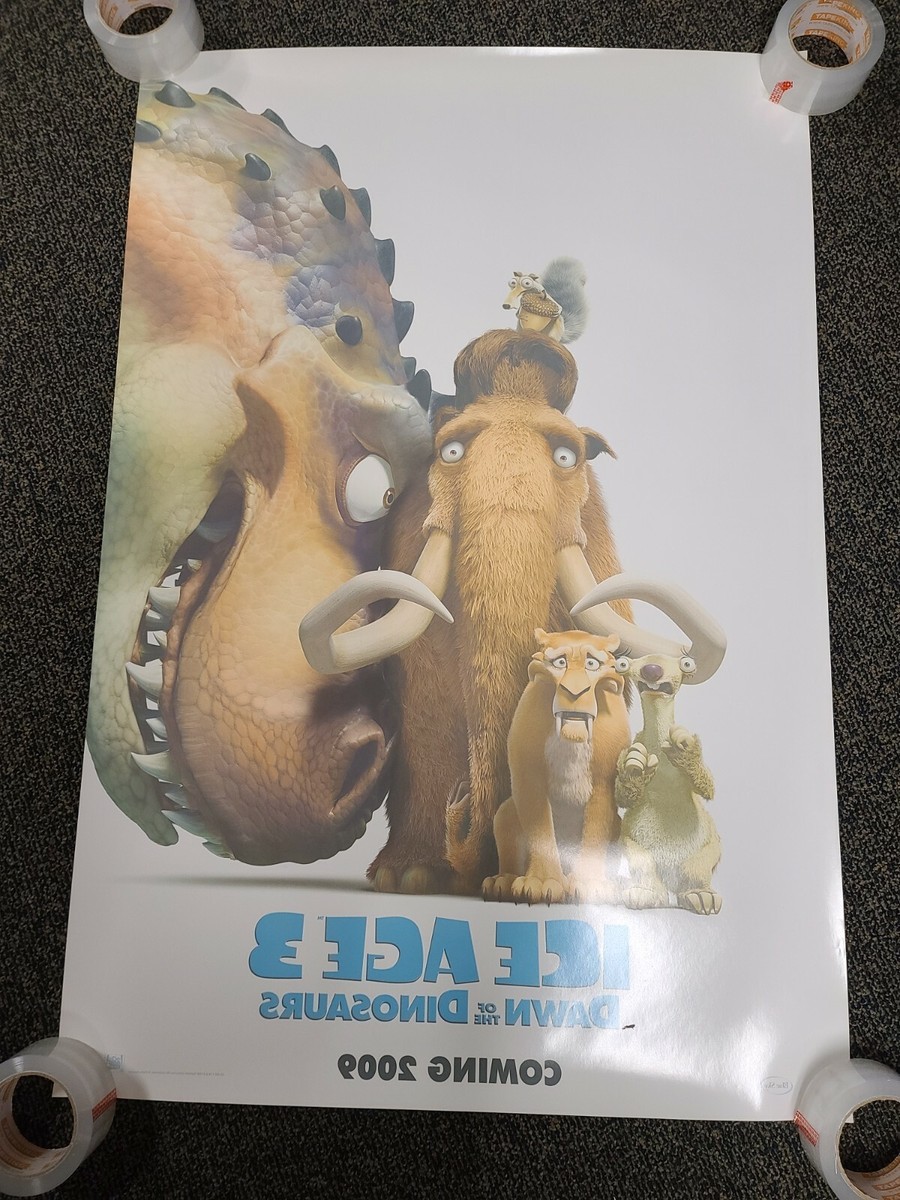 Filmplakat Istid 3 Dawn Of The Dinosaurs Ice Age (DVD) (2002)