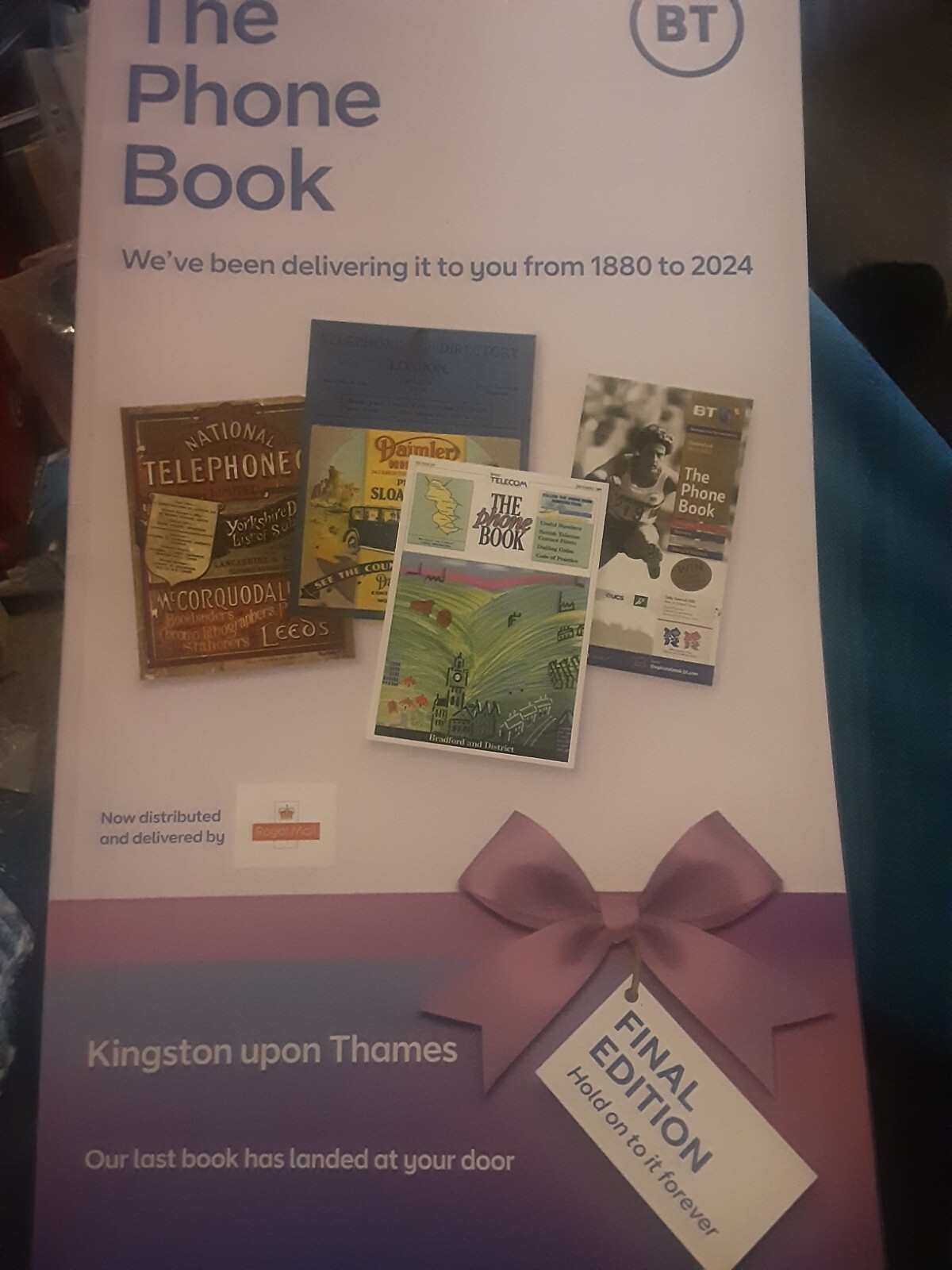 THE LAST EVER BT PHONE BOOK... 2024 EDITION ( KINGSTON UPON THAMES ...