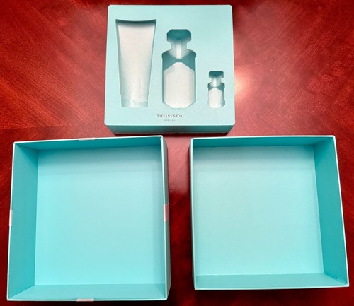 Tiffany & Co. EMPTY Rose Gold PERFUME GIFT BOX 7.5"x7.5"x2.5" | eBay