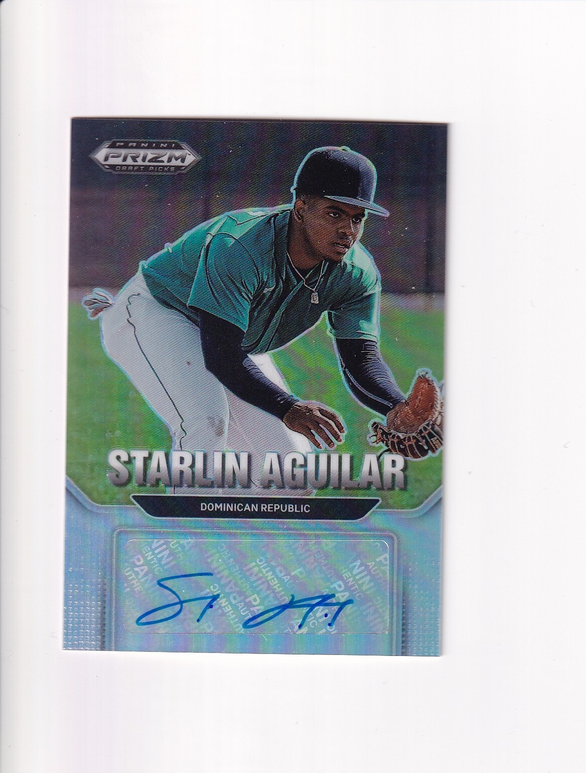 2022 Panini PRIZM DRAFT PICKS STARLIN AGUILAR AUTO AUTOGRAPH | eBay