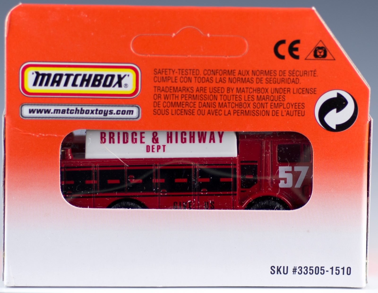 Matchbox MB 21 International Auxiliary Power Truck Red 1998 NEW in Box ...