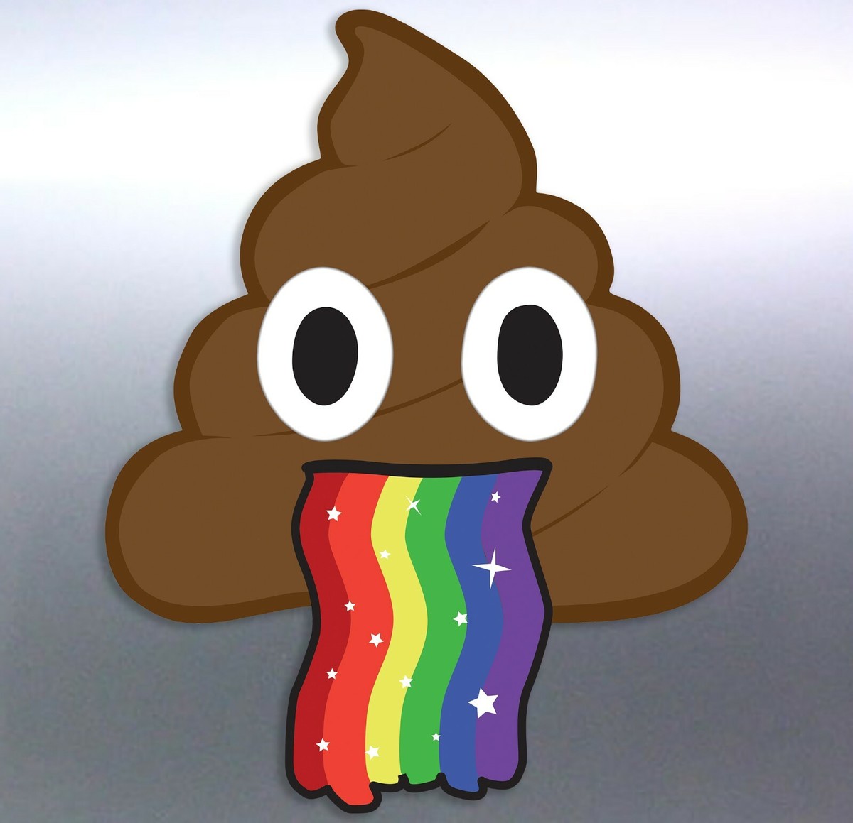 Rainbow Poop Emoji Wallpaper 30