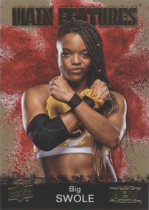 2021 Upper Deck AEW All Elite Wrestling - Main Features Big Swole #MF-11 Gold (RC) for sale ...