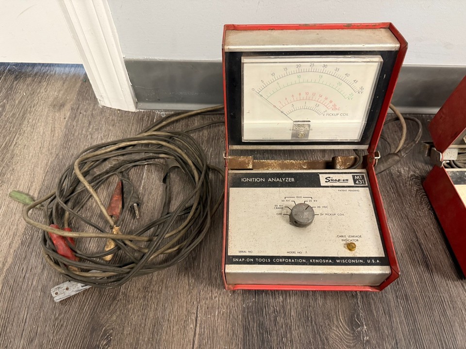 Vintage Snap On Ignition Analyzer MT431 & Primary Tach Dwell Meter ...