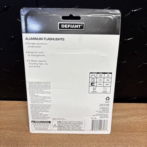 Defiant Aluminum Flashlight Pack Of 3 | eBay