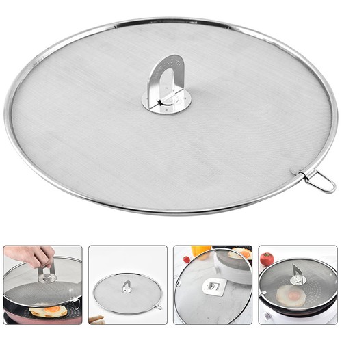 Splatter Lids for Frying Food Guard Shield Pot Grease Screen Cooking ...