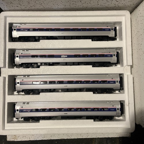 MTH Amtrak Northwest Corridor 4 Car Amfleet | eBay