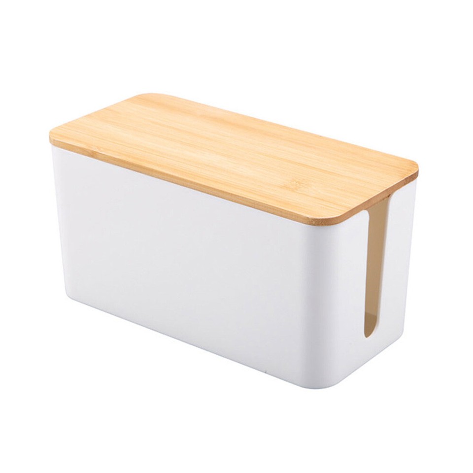 Plastic Wire Box Power Line Case Cable Tidy Storage Household Office ...